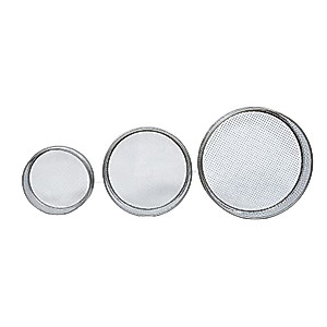 3PCS Soil Sifter for Rocks Sand Compost Sieve