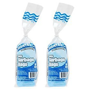 Scented 4 Gallon Garbage Bags - Small Wastebasket Bags - 2 Packs of 50 Bags (Fresh Mountain Air) by Greenbrier