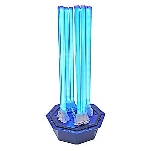 OdorStop OS14412PRO1 UV Air Purifier with Energy Saving Airflow Sensor and 12-in Bulbs