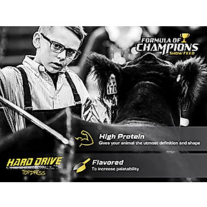 Hard Drive Topdress Pelleted Supplement for Cattle, Sheep, Goats, and Pigs, 35 lb Bucket