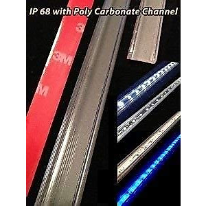 RecPro RV Camper Motorhome Travel Trailer 20' White LED Awning Party Light w/Mounting Channel & White PCB 12v Light