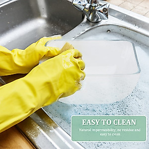 Happyyami 1pc Tempered Glass Rice Bowl Snack Bowl Glass Serving Bowl Glass Mixing Bowl Dessert Plates Glass Fruit Bowl Glass Plates Sauce Dipping Bowls Clear Dessert Plate Food Salad White