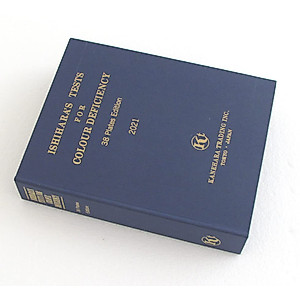 Kanehara Ishihara Test Chart Books, for Color Deficiency-38 Plate (Complete Edition) Book