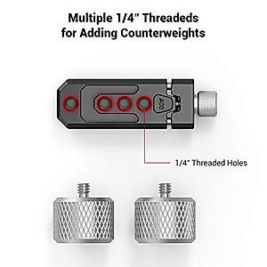 SMALLRIG Counterweight Kit Compatible with DJI RS2/RSC2/RS 3/RS 3 Pro and Zhiyun Crane 2S/3S/Weebill S and Moza Air 2/AirCross 2 Gimbal Stabilizers - 3125