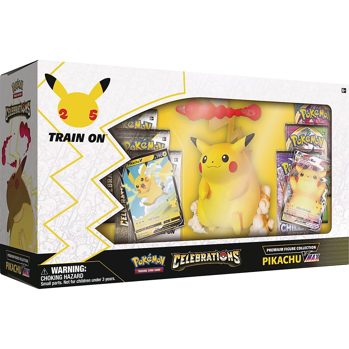 Pokemon TCG: Celebrations Premium Figure Collection Pikachu VMAX, Multicolor