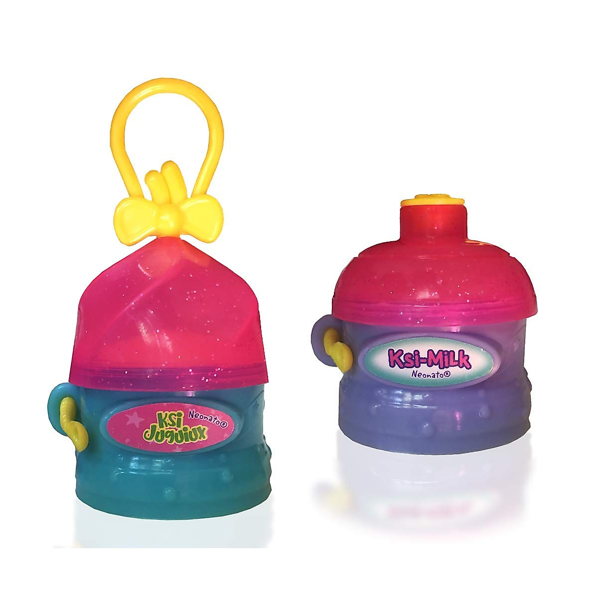 Neonate Baby K-simerito 2 Pack Grow-a-lot Food Milk & Juice Shakey Shake Food Playing Accessory - Edition in Spanish by Distroller