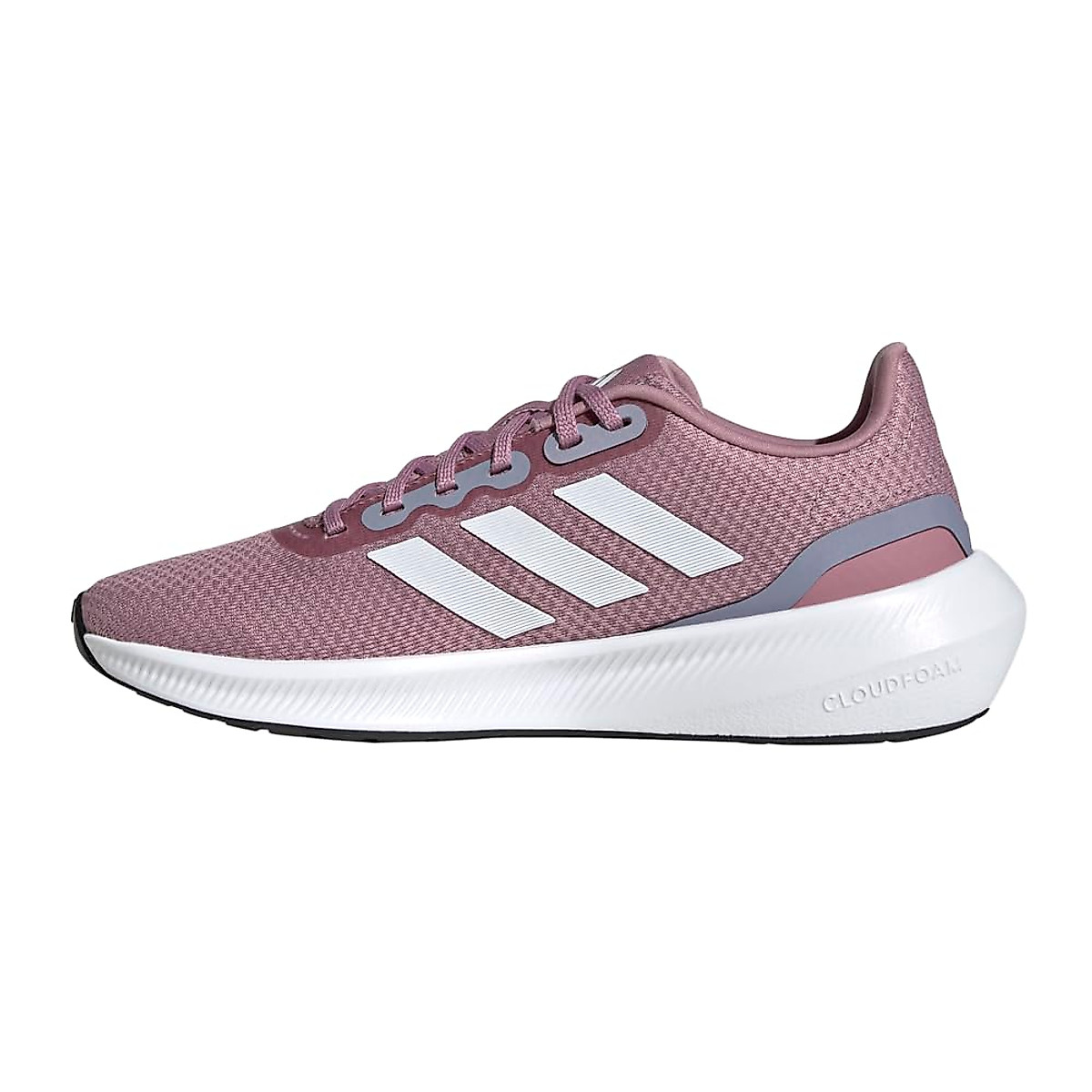 adidas Women's Runfalcon 3.0 Sneaker, Wonder Orchid/White/Core Black, 9