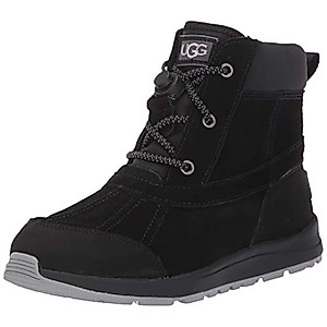 UGG unisex child Turlock Wp Boot, Black, 1 Little Kid US