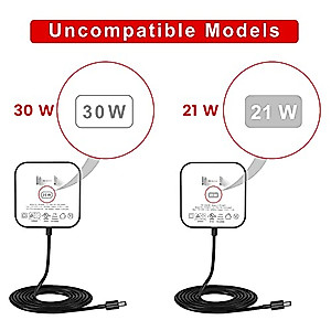 Power Extension Cord Replacement for Alexa Dot 3rd Generation, Dot 4th gen, Show 5, Dot with Clock, TV Cube, Spot - White DC Plug Extension Cable 16 ft
