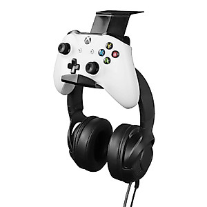 VOMENC Game Controller Under Desk Gamepad Controller Mount Holder for Xbox ONE Switch PS4 PS5 Xbox Series X|S STEAM PC Nintendo, Strong Adhesive Holder for Universal Gamepad