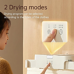 Yulisa 110V Retractable Clothes Dryers 600W Portable Clothes Dryer 3.5cft Non-punching Wall Dryers Suitable for Underwear Lightweight Clothes Baby Clothes Small Clothes Dryer for Apartment RVs Dorms