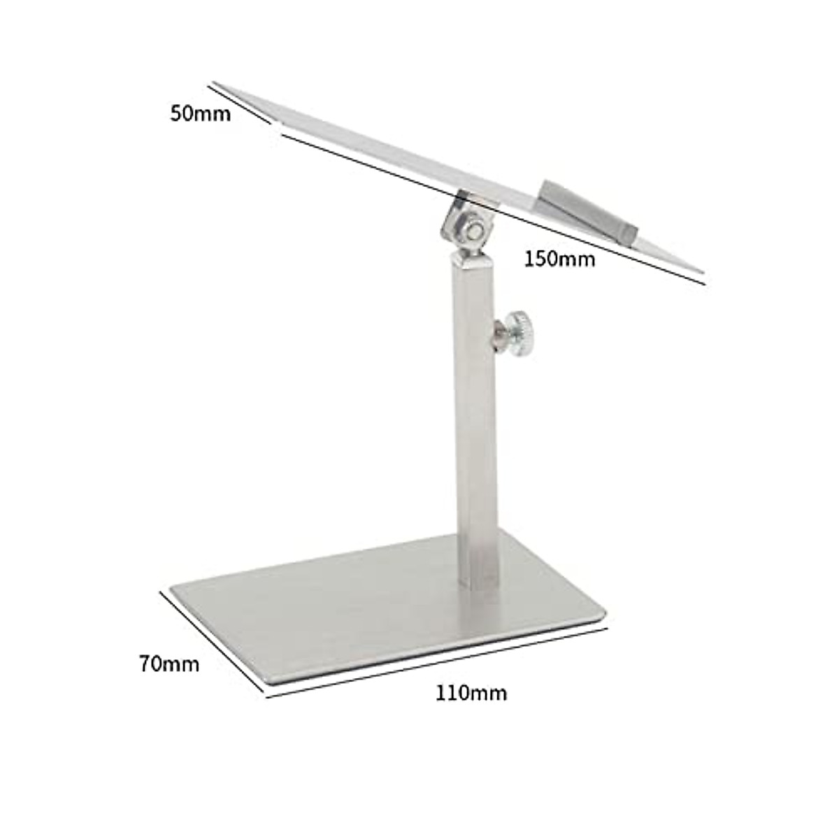 Gazechimp Shoes Display Shelves Shoes Display Riser Free Standing Thickened Stainless Steel Sandals Display Stand for Window Display Shows Cabinet Store, Gold with Short