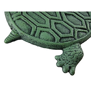 INsideOUT Iron Verdigris Garden Turtle Stepping Stone