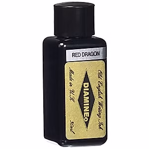 Diamine 30 ml Bottle Fountain Pen Ink, Red Dragon