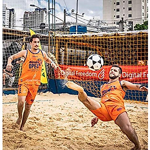 MIKASA Ball Pro 5 Ft-Foot-Volleyball, Black/White, 5–1301