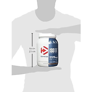 Dymatize ISO 100 Whey Protein Powder with 25g of Hydrolyzed, Fudge Brownie 1.6 Pound 25.6 Ounce