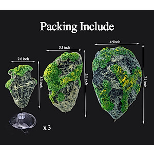 dgudgu Decorations Aquarium Decorations fish tank Accessories Aquarium Décor Floating Rocks Betta Decorations Hallelujah Mountains