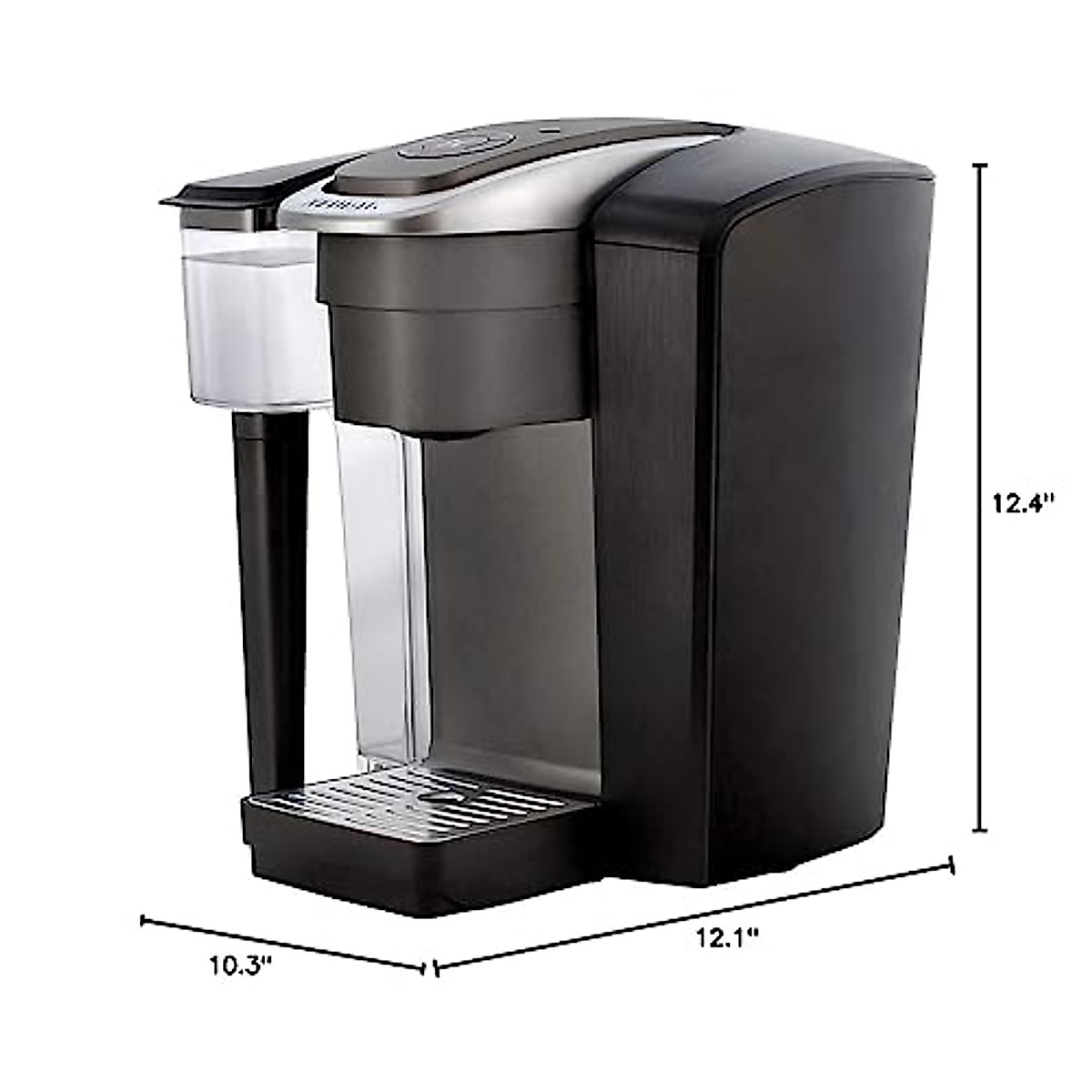 Keurig K1500 Coffee Maker, 12.4"x10.3"x12.1",2839.06 ml, Black,