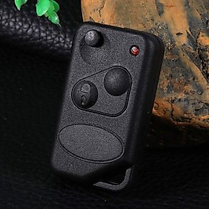 Car Key Shell, Flip Folding Remote 2 Buttons Car Key Fob Shell Case For P38