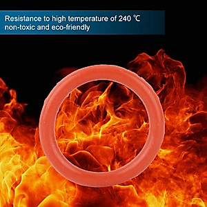 Aramox Tube Damper, 20pcs Tube Damper Silicone Rings Fit for 12AX7 12AU7 12AT7 12BH7 EL84