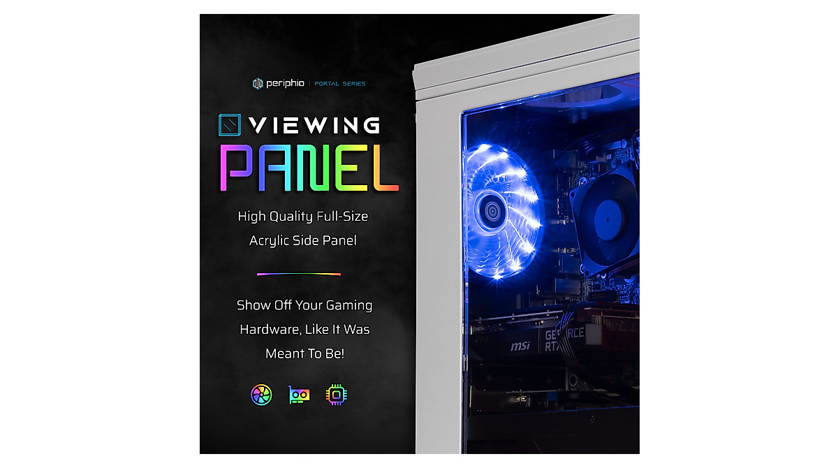 Periphio Vortex Prebuilt Gaming PC - GeForce RTX 3050 (6GB) GPU | Intel ...