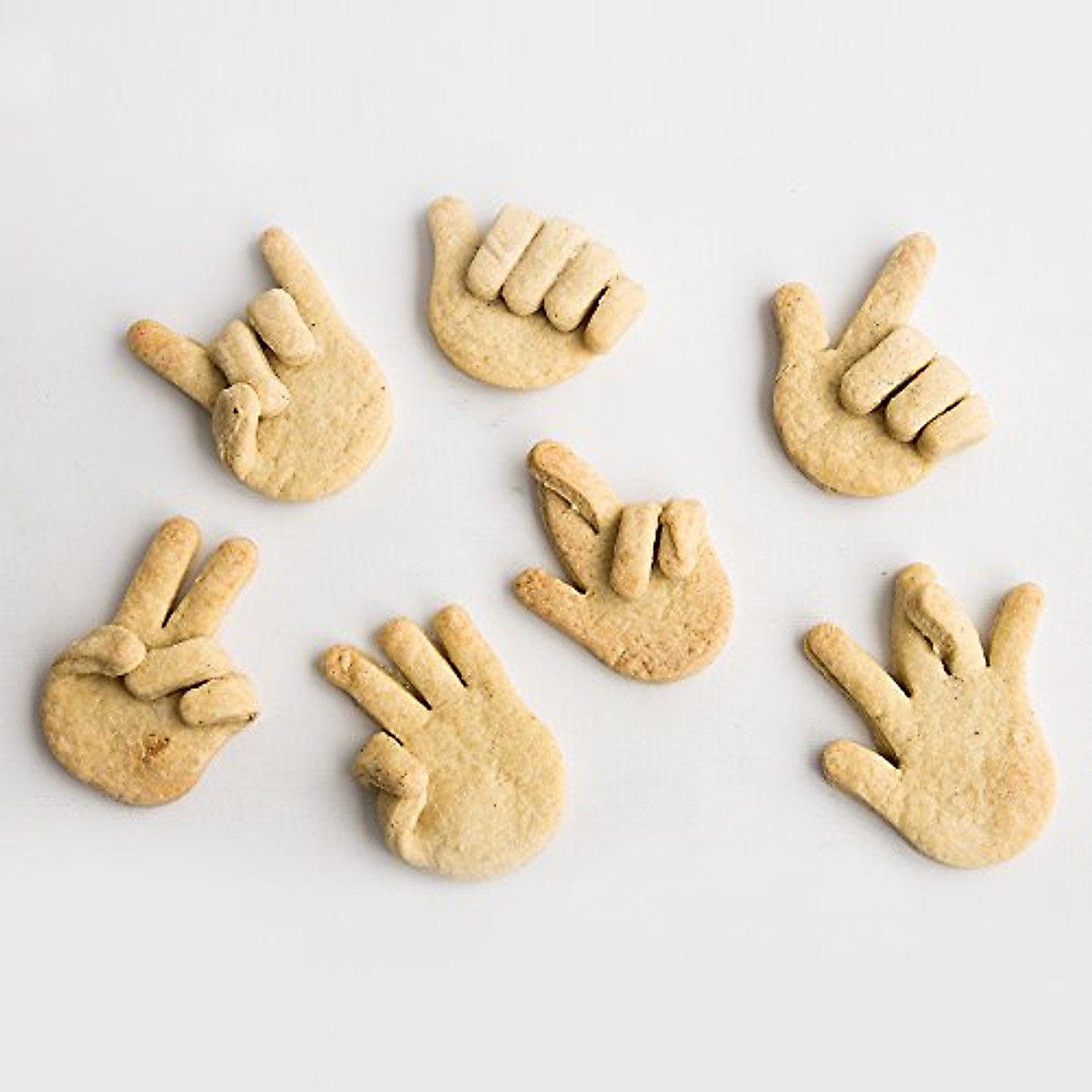 Suck UK Hand Shaped Cookie Cutter - Novelty Baking Accessory to Make Customised Bakes Red 93 x 108 x 14mm