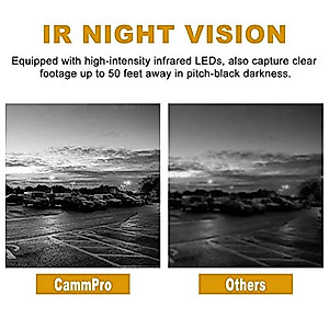 CammPro I826 1296P HD Police Body Camera,128G Memory,Waterproof Body Worn Camera,Premium Portable Body Camera with Audio Recording Wearable,Night Vision,GPS for Law Enforcement