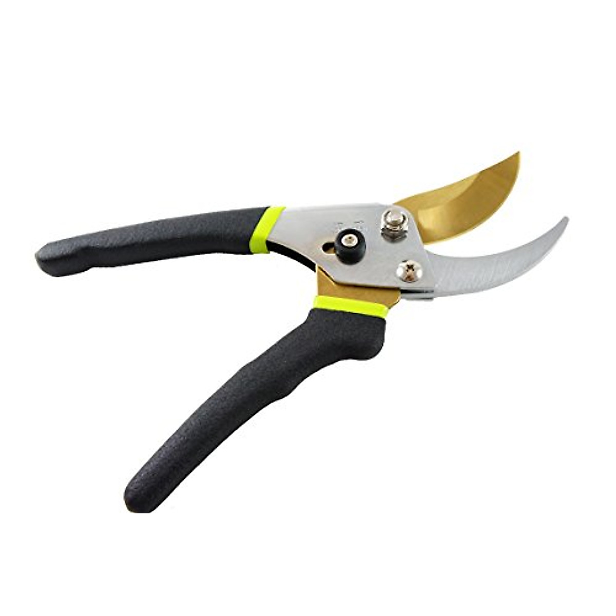 Q-yard QY-731L Traditional Bypass Pruning 8.5" Titanium Blade- Handheld Gardening Tools Shears