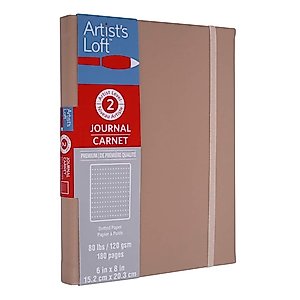 9 Pack: Taupe Dot Journal by Artist's Loft