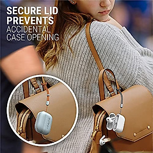 Catalyst Essential Case for AirPods Pro (2nd Generation) Impact Protection, Fast Charging, Premium Soft Silicone, Wireless Charging and USB-C Compatible, one-Piece Design case (Glacial Blue)