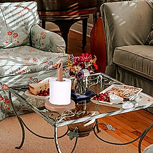 EXCEART Yarn Holder Knitting Yarn Holder Wooden Crochet & Thread Stand Storage Rack Knitting Accessories