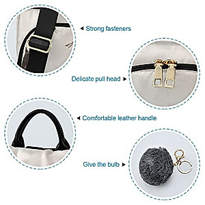 Mcyhzjd Backpack Purse, Vintage Black Fluffy Cat with Dragonfly Anti-theft Casual College School Ladies Fashion Shoulder Bag