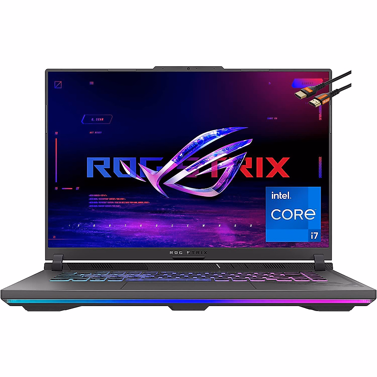 asus Laptop Gamer ROG Strix G16 (2023), 16:10 FHD 165 Hz, 13th Gen Intel Core i7-13650HX, GeForce RTX 4060(140W); DDR5 RAM, MUX, Wi-Fi 6E, Windows 11,w/HDMI (16GB RAM | 1TB PCIe SSD)
