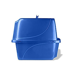Van Ness Pets Odor Control Extra Large, Giant Enclosed Cat Pan with Odor Door, Hooded, Blue, CP7