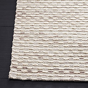SAFAVIEH Marbella Collection 6' x 9' Beige MRB158B Handmade Premium Wool Area Rug