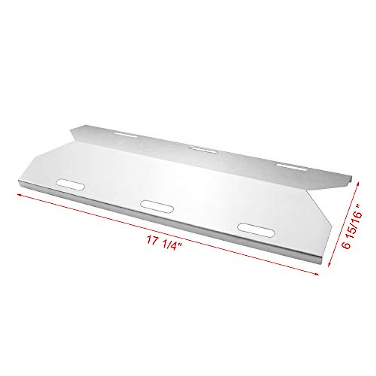 Uniflasy Replacement Parts for Charmglow Home Depot 3 Burner 720-0230, 720-0036-HD-05, Sterling Forge 720-0016 Gas Grills, Stainless Steel Grill Burner Tube, Heat Plates Tent Shield, Burner Cover