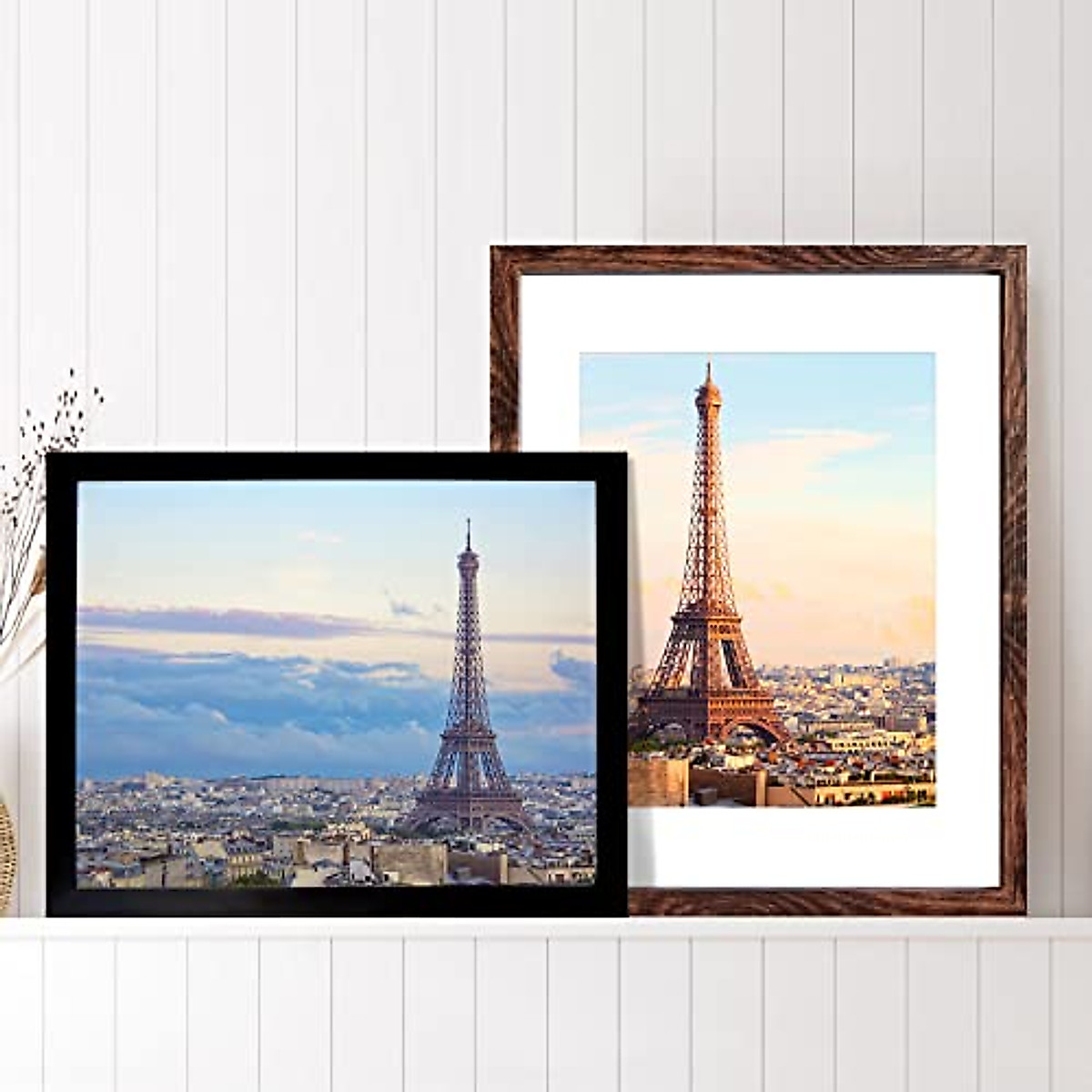 SESEAT 12x16 Picture Frame Rustic Brown, Display Pictures 9x12 with Mat or 12x16 without Mat, Photo Frames Wall Gallery, 1 Pack