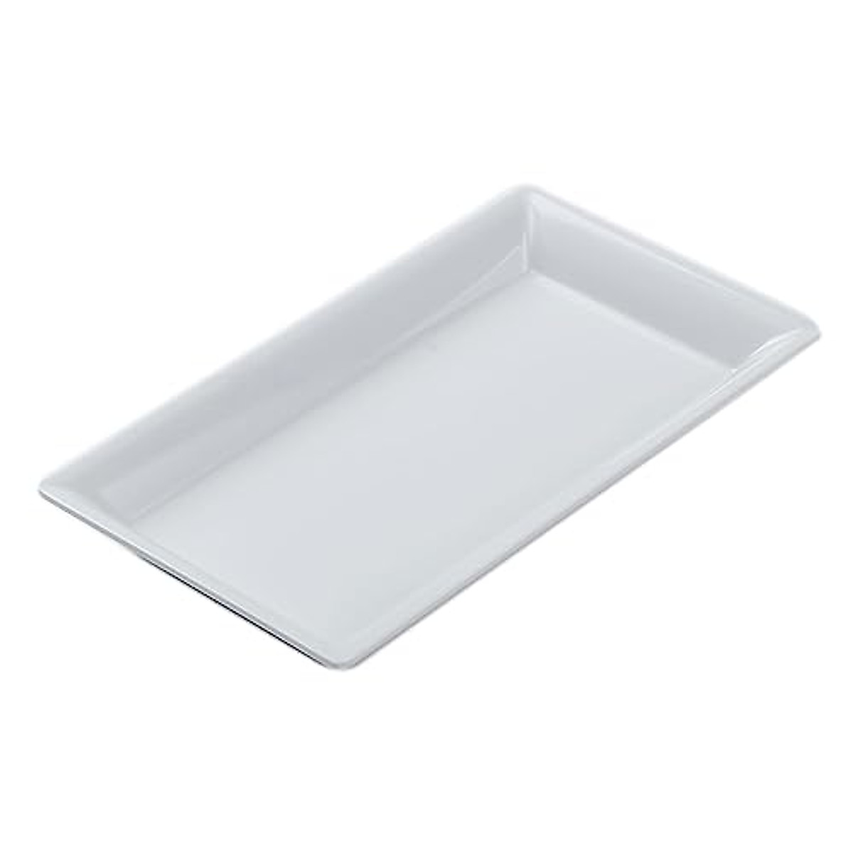 American Metalcraft MEL19 Endurance Melamine Rectangular Platter, 14.25" x 7.5", White