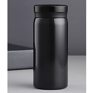 Dadamong 2-Pack Mini Pocket Tumbler Bottle 6 Ounce, Stainless Steel Small Portable Vacuum Insulated Travel Mug with Leak Proof Lid, Tea Water Cream Coffee Cup for Camping Travel Workout Walk