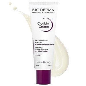 Bioderma - Cicabio - Face Body Cream - Soothing and Renewing Cream - Hydrates, Restores and Soothes the Skin - for Dry Skin Irritations 1.35 Fl Oz (Pack of 1)