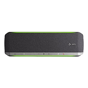 Plantronics Poly - Sync 60 Smart Speakerphone for Conference Rooms Connect to PC/Mac via Combined USB-A/USB-C Cable, Smartphones via Bluetooth - Works with Teams, Zoom (Certified) & More