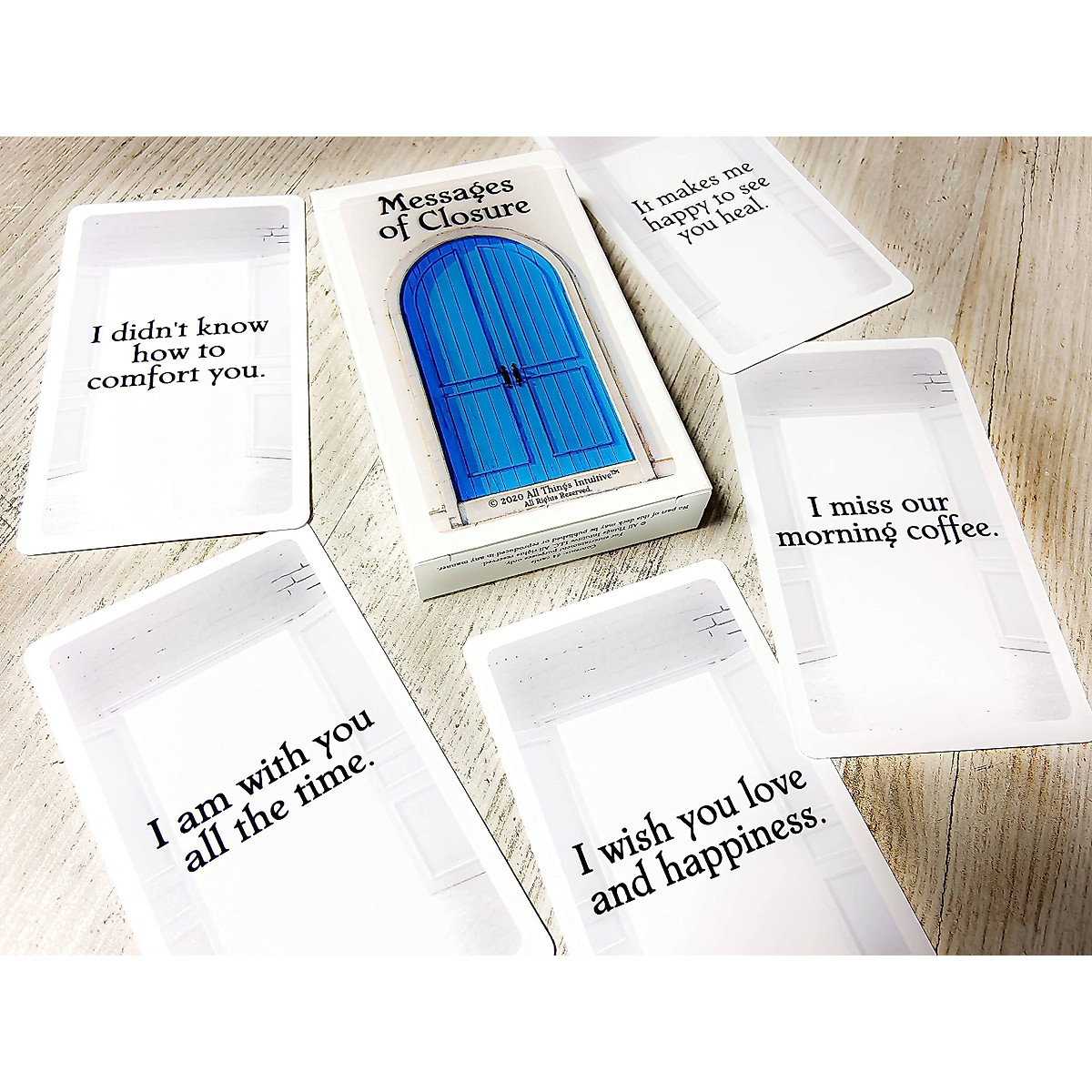 All Things Intuitive Messages of Closure Oracle Cards, Lost, Departed Loved Ones Oracle Card Messages, Indie