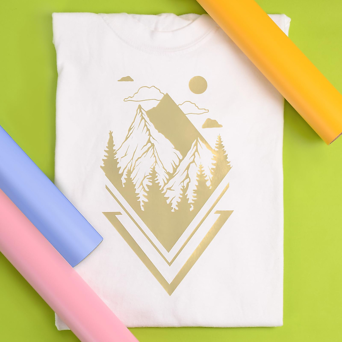 Siser EasyWeed Heat Transfer Vinyl 11.8" x 5ft Roll (Vegas Gold) - - Compatible with Siser, Cricut, Silhouette and Other Craft/Professional Cutters - CPSIA Certified