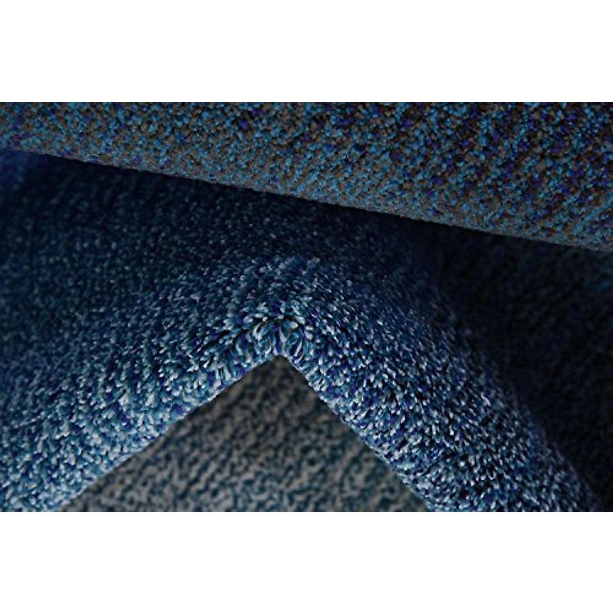 Unique Loom Estrella Collection Distressed, Gradient, Dark Colors, Abstract, Modern Area Rug, 5 ft x 8 ft, Blue/Beige