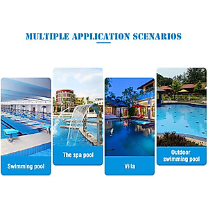 LED Pool Lamp, Par56 Recessed Underwater Lighting, Stainless Steel Surface 12V Waterproof IP68 for Above and Below Ground Swimming Pool (Color : RGB+Remote Control, Size : 54W)