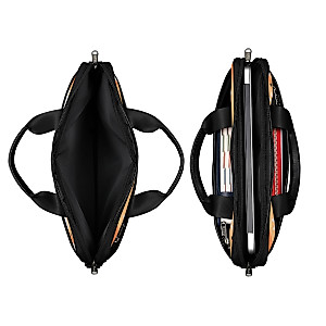 Princess Fox Laptop Computer Bag Waterproof Shoulder Messenger Bag 13-15 inch Durable Laptop Tote Bag with Shoulder Strap Handle Lightweight Crossbody Briefcase