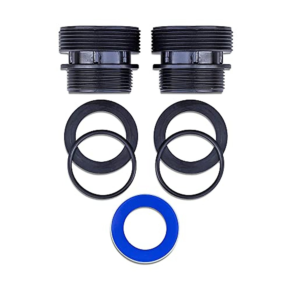 Swimline HydroTools 12 Inch Above Ground Swimming Pool Sand Filter Pump System with 40mm to 1.5 Inch Soft Sided Pool Filter Hose Connection Kit