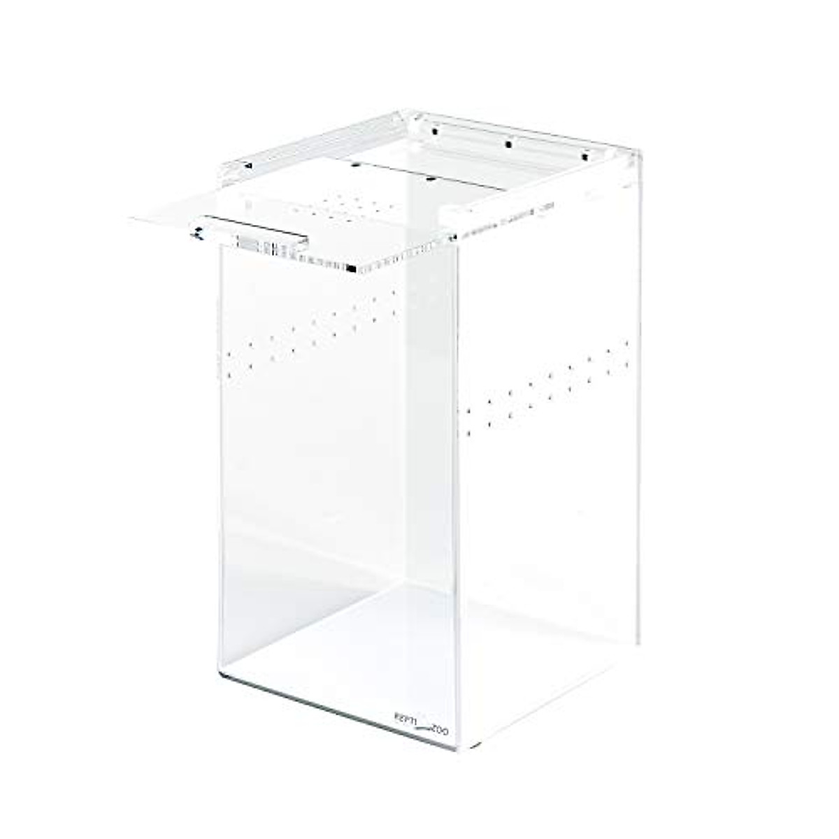 REPTI ZOO Magnetic Acrylic Case, 6x6x9 Inch Enclosure Reptile Breeding Box Terrarium Cage Tank for Tarantula Scorpion Sling Isopods Lizards Roach Invertebrates Insect Mantis