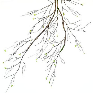 GWOKWAI 3Pcs Artificial Rattan, Real Touch Fake Faux Dead Branches, Simulation Dry Tree Vines for DIY Wreath Home Wall Garden Office Garden Decoration