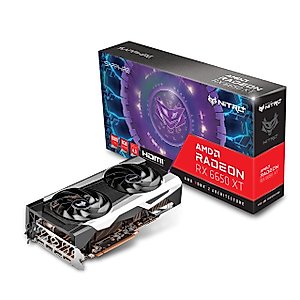Sapphire 11319-01-20G Nitro+ AMD Radeon RX 6650 XT Gaming Graphics Card with 8GB GDDR6, AMD RDNA 2